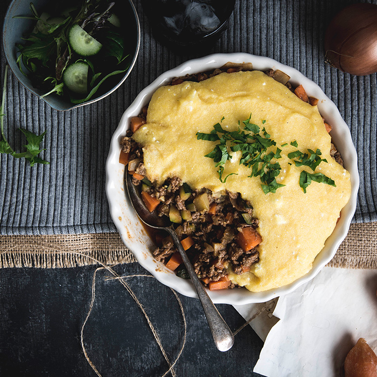 Cheat’s polenta shepherd’s pie recipe | Australian Beef - Recipes ...